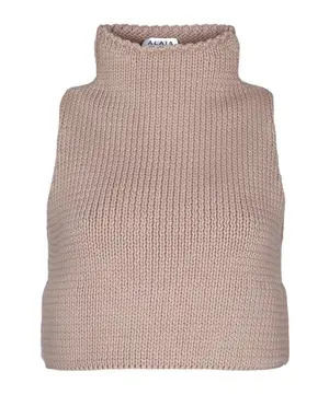 Alaïa Sleeveless Knit Sweater