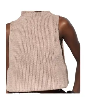 Alaïa Sleeveless Knit Sweater