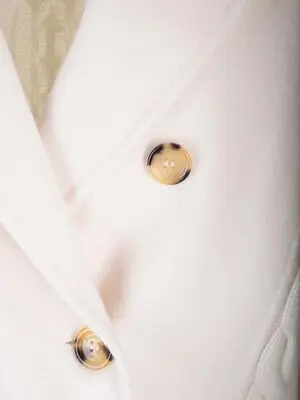 Max Mara Micio Double-breasted Cable-knit Cardigan - Vanilla