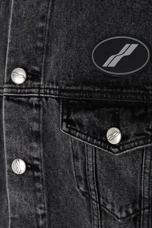 We11Done Logo Patch Denim Jacket