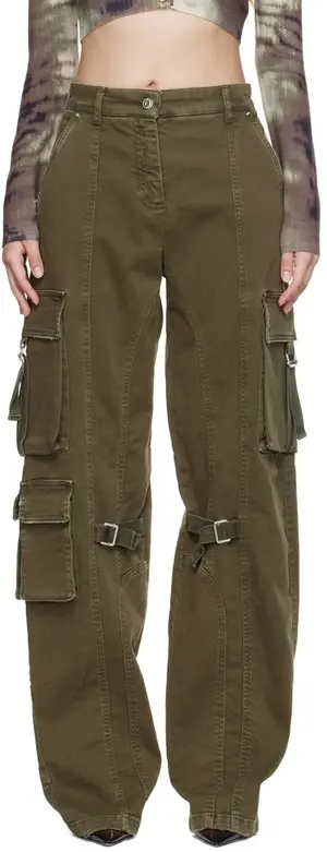 Blumarine Straight Leg Cargo Trousers