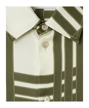 Burberry Ribbon-check Pleated Midi Dress