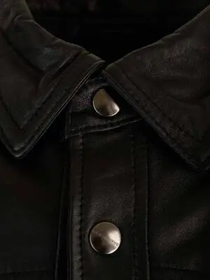 GIORGIO BRATO Leather Jacket - Black
