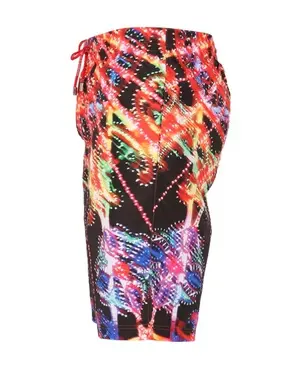 Dolce & Gabbana Graphic Print Drawstring Swim Shorts - Multicolor