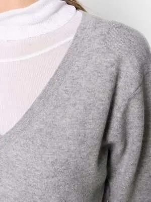 Vince Cashmere V-neck Jumper - Gray