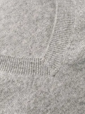 Vince Cashmere V-neck Jumper - Gray