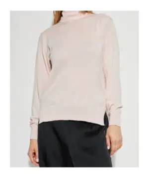 JIL SANDER High-neck Plain Knit Sweater