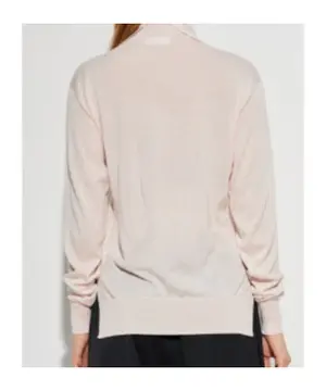 JIL SANDER High-neck Plain Knit Sweater
