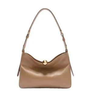 Furla Curved-flap Shoulder Bag - Brown