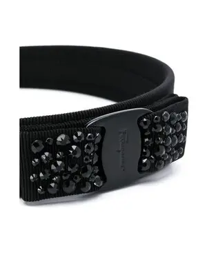 FERRAGAMO Rhinestone Bow Headband