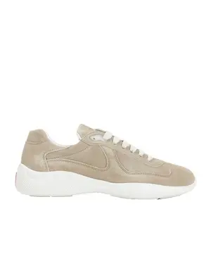Prada Logo-embossed Lace-up Sneakers