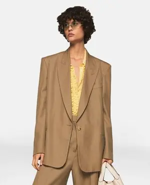 Stella McCartney Peak Lapel Single-breasted Tailored Blazer