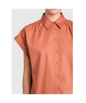 TWINSET Short-sleeve Shirt With Lapel Neck - Red