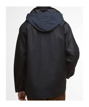 Barbour Modified Solway Waxed Jacket - Black