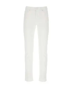 Zegna Slim-cut Jeans With Logo Patch - No