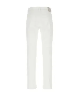 Zegna Slim-cut Jeans With Logo Patch - No