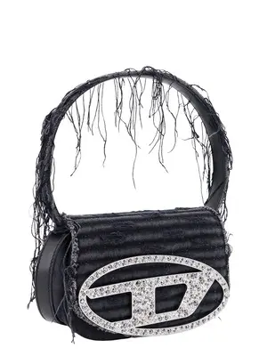 DIESEL® 1dr Logo Plaque Shoulder Bag