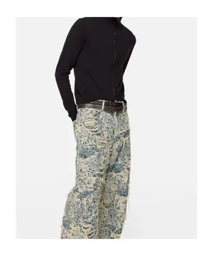 Acne Studios Logo Embroidered Zip-up Cardigan