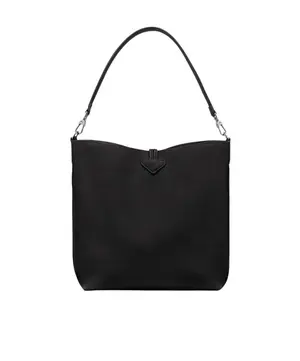 Longchamp Le Roseau Hobo Bag - Black