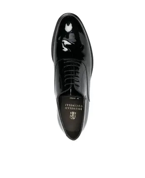 Brunello Cucinelli Round Toe Lace-up Oxford Shoes