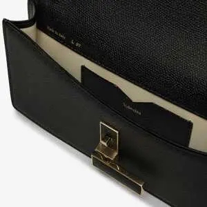 VALEXTRA Envelope Clutch Bag - Black