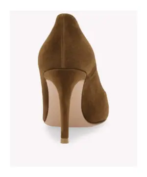 GIANVITO ROSSI 85mm Pointed-toe Stiletto Pumps - Brown