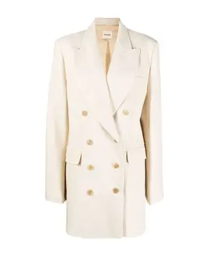 Khaite Double Breasted Tailored Blazer