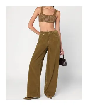 HAIKURE Corduroy Wide Leg Trousers