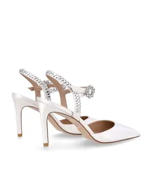 STUART WEITZMAN Pointed-toe Ankle Strap Pumps