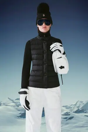 Moncler Padded Wool Cardigan