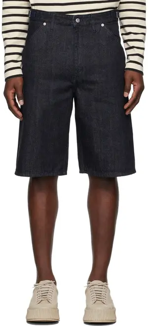 JIL SANDER Wide-leg Denim Shorts