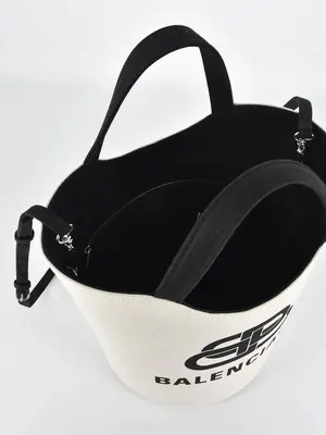 Balenciaga Printed Bucket Bag
