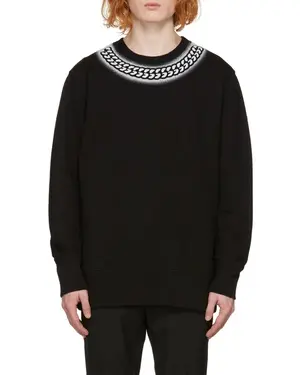 Givenchy X Chito Embossed Chain Print Sweatshirt