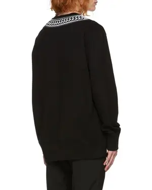 Givenchy X Chito Embossed Chain Print Sweatshirt