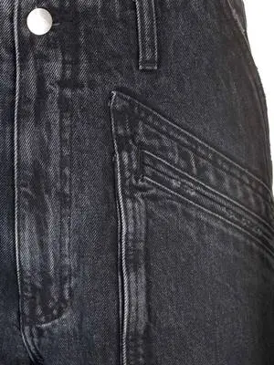 Amiri Belt Ring Denim Trousers - Black