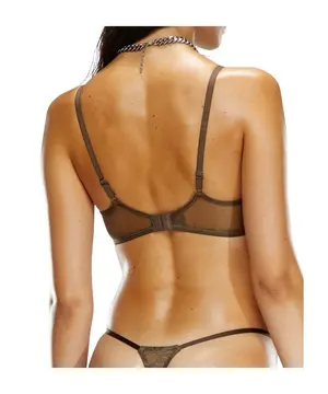 DIESEL® Camo Lace Plunge Bra
