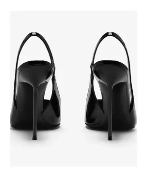 Paris Texas Lidia Slingback Pumps - Black