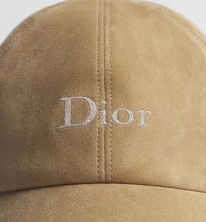 Dior Baseball Cap With Logo Embroidery - Beige