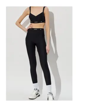Amiri Ruched Logo Band Top