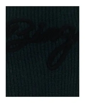 ANINE BING Kendrick Logo Crewneck Jumper - Black
