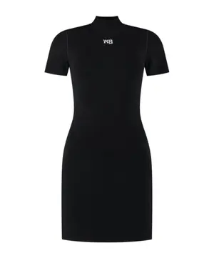 Alexander Wang Logo Printed Bodycon Mini Dress - No