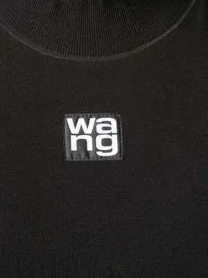 Alexander Wang Logo Printed Bodycon Mini Dress
