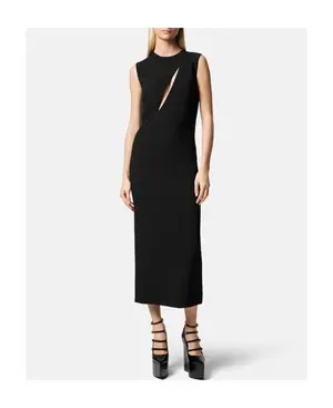 Versace Sleeveless Cut-out Midi Dress