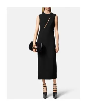 Versace Sleeveless Cut-out Midi Dress