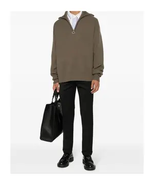 PT TORINO Wool Blend Slacks - Black