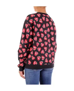 Moschino Heart Print Sweatshirt