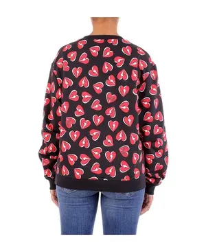 Moschino Heart Print Sweatshirt