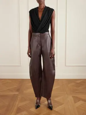 Alaïa Gathered Waist Bodysuit With Hood