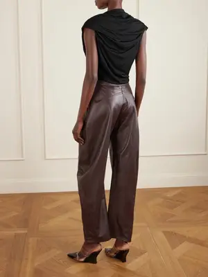 Alaïa Gathered Waist Bodysuit With Hood