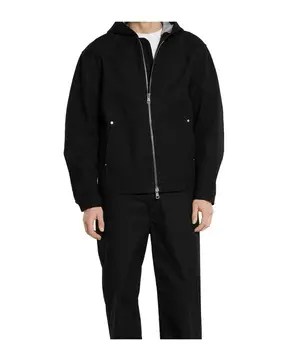 Gucci Gg Cotton Denim Jacquard Zip Jacket
